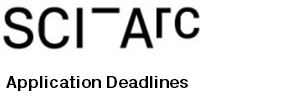 Admissions - Apply for Admission | My SCI-Arc